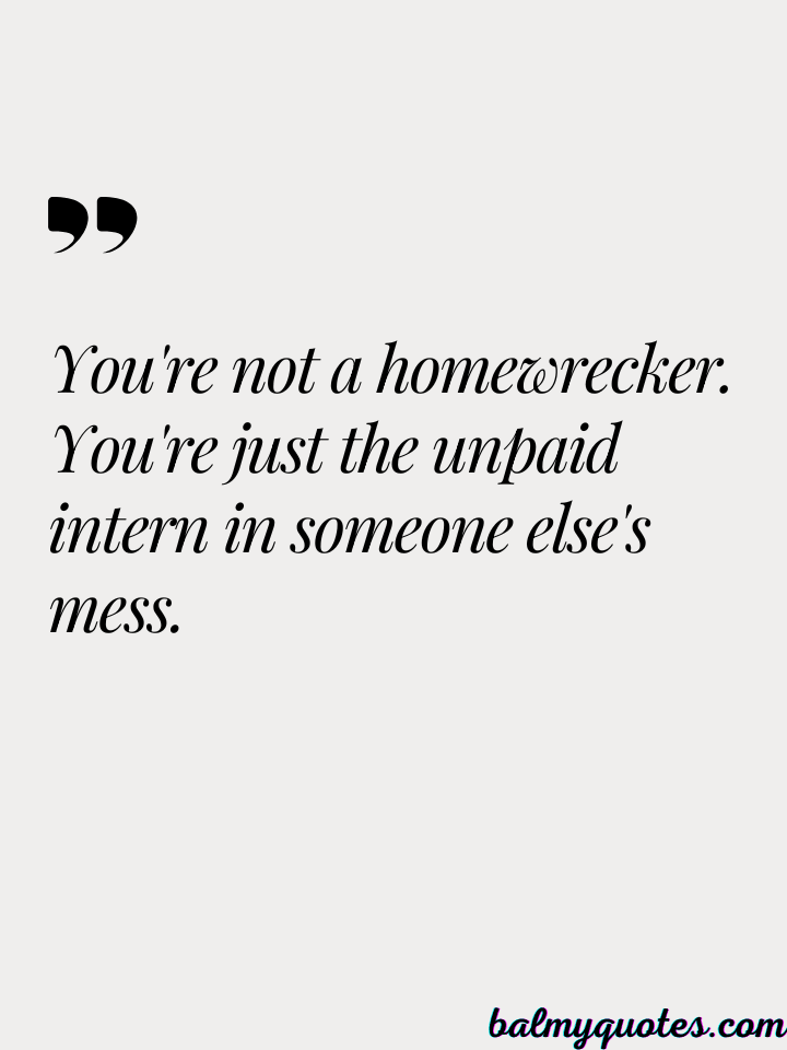 40+ Homewrecker Quotes (Savage & Funny Lines)